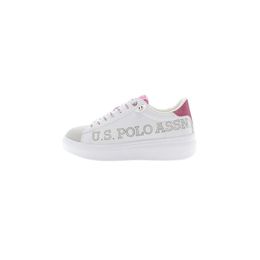 U.S. Polo Assn. Sneakers in Wei&szlig;/ Pink - 55% | Gr&ouml;&szlig;e 36 | Damen-sneakers