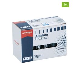 Grundig 2er-Set: Alkaline Batterien - AAA/LR03 950mAh - 2x 18 St&uuml;ck - 11% | Technikzubehoer