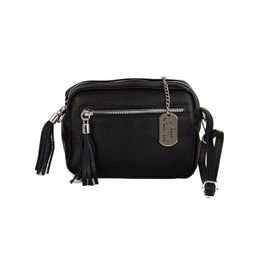 Anna Morellini Leder-Umh&auml;ngetasche "Micola" in Schwarz - (B)20 x (H)16 x (T)8 cm - 73% | Damen-taschen