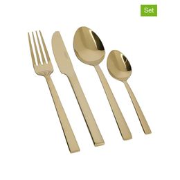 Mikasa 16tlg. Besteck-Set ''Diseno'' in Gold - 30% | Gedeckter-tisch