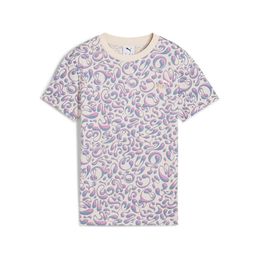 Puma Shirt in Beige/ Blau/ Pink - 39% | Gr&ouml;&szlig;e 140 | Kinder-oberteile