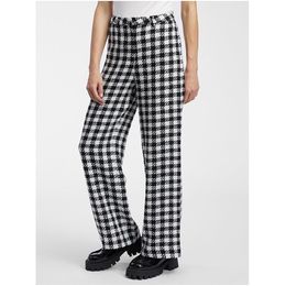 ORSAY Hose in Schwarz/ Wei&szlig; - 62% | Gr&ouml;&szlig;e 42 | Damenhosen