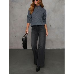 LA Angels Pullover in Anthrazit - 56% | Gr&ouml;&szlig;e S | Damen-pullover-cardigans