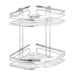 Wenko Eckregal in Silber - (B)26,5 x (H)27,5 x (T)19 cm - 40% | Badezimmer-accessoires
