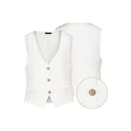 Eight2Nine Weste in Wei&szlig; - 58% | Gr&ouml;&szlig;e L/XL | Damenjacken