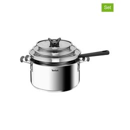 Tefal 6tlg. Edelstahl-Kochgeschirr-Set "Opti`Space" - 15% | Kochgeschirr