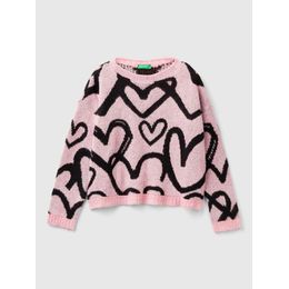 Benetton Pullover in Rosa - 33% | Gr&ouml;&szlig;e 130 | Kinder-pullover