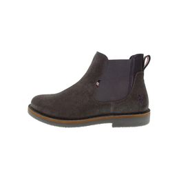 U.S. Polo Assn. Leder-Chelsea-Boots in Anthrazit - 61% | Größe 42 | Herrenstiefel