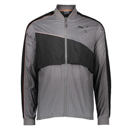 Puma Funktionsjacke "Run Launch Ultra" in Grau - 77% | Gr&ouml;&szlig;e M | Herren-outdoorjacken