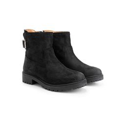 TRAVELIN' Leder-Boots "Honefoss" in Schwarz - 69% | Größe 40 | Damen-stiefel