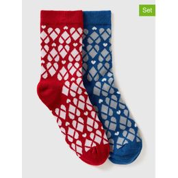 Benetton 2er-Set: Socken in Bunt - 49% | Gr&ouml;&szlig;e 25-29 | Babysocken-strumpfhosen