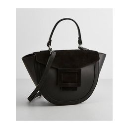 maison h&eacute;ritage PARIS Leder-Umh&auml;ngetasche "Votti" in Schwarz - (B)28 x (H)21 x (T)9 cm - 69% | Damen-taschen