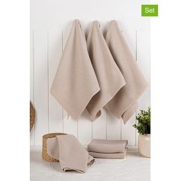 Violeta Home 6er-Set: Geschirrtücher in Beige - (L)76 x (B)43 cm - 62% | Tischwaesche