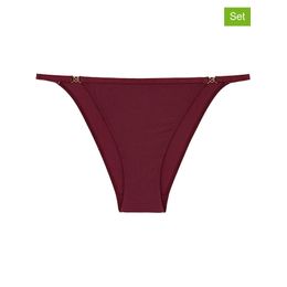 Dorina 2er-Set: Strings in Bordeaux - 55% | Gr&ouml;&szlig;e L | Damen-unterteile