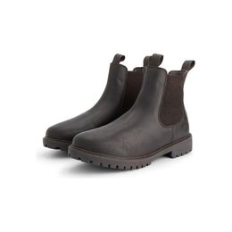 TRAVELIN' Leder-Chelsea-Boots "Sandnes" in Braun - 57% | Gr&ouml;&szlig;e 44 | Herrenstiefel