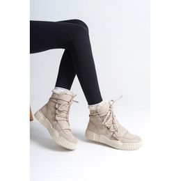Trendyol Winterboots in Beige - 70% | Gr&ouml;&szlig;e 38 | Damen-stiefel