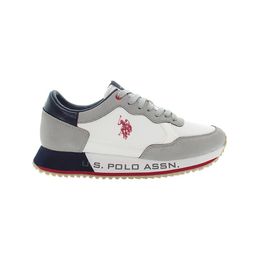 U.S. Polo Assn. Sneakers in Weiß/ Grau - 57% | Größe 43 | Herrensneakers