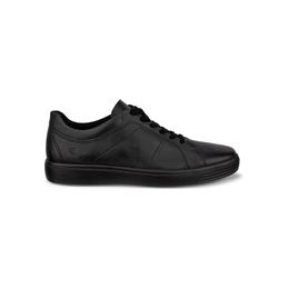 Ecco Leder-Sneakers "Classic" in Schwarz - 49% | Größe 42 | Herrensneakers