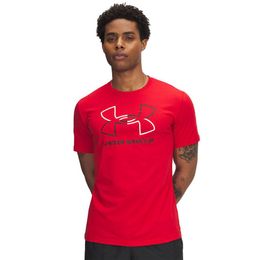 Under Armour Funktionsshirt in Rot - 31% | Gr&ouml;&szlig;e M | Herren-sportshirts