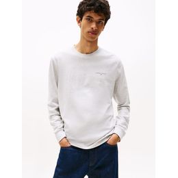 Tommy Jeans Longsleeve in Wei&szlig; - 22% | Gr&ouml;&szlig;e XL | Herrenshirts
