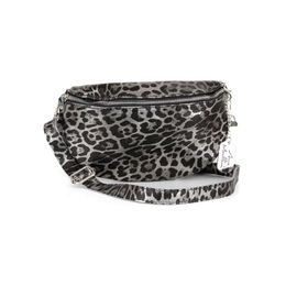 Anna Morellini Leder-Brustbeutel "Nunziatina" in Grau/ Schwarz - (B)25 x (H)14 x (T)1 cm - 77% | Damen-koffer-reisegepaeck