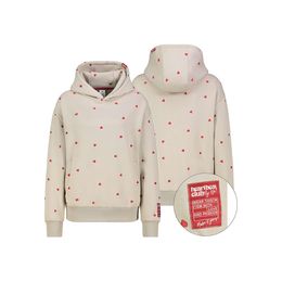 Eight2Nine Hoodie in Beige/ Rot - 33% | Gr&ouml;&szlig;e M | Damen-sweatshirts-jacken