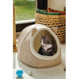 Scandinavia Concept Katzenhaus in Beige - (B)34 x (H)35 x (T)40 cm - 58% | Tierbedarf-katzen
