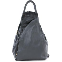 Anna Morellini Leder-Rucksack "Novara" in Grau - (B)29 x (H)34 x (T)13 cm - 79% | Damen-taschen