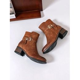 Sixth Sens Ankle-Boots in Hellbraun - 66% | Gr&ouml;&szlig;e 39 | Stiefeletten