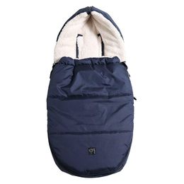 Kaiser Naturfellprodukte Babyschalen-Fußsack "Hoody 2.0" in Dunkelblau - (L)80 x (B)40 cm - 24% | Baby-fusssaecke