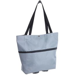 Wenko 2in1 Einkaufstrolley in Hellblau - (B)32 x (H)50 x (T)15 cm - 10% | Einkaufstaschen