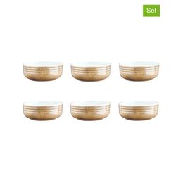 Bj&ouml;rn 6er-Set: Fr&uuml;hst&uuml;cksschalen "Cosmos" in Beige - &Oslash; 15,5 cm - 47% | Gedeckter-tisch