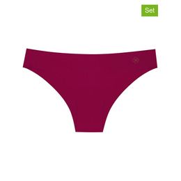 Dorina 2er-Set: Slips in Bordeaux - 62% | Gr&ouml;&szlig;e M | Damen-unterteile