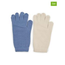 ORSAY 2er-Set: Fingerhanschuhe in Beige/ Blau - 50% | Damenhandschuhe