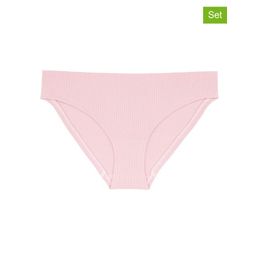 Dorina 3er-Set: Slips in Rosa/ Wei&szlig; - 44% | Gr&ouml;&szlig;e M | Damen-unterteile