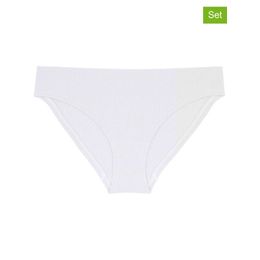 Dorina 2er-Set: Slips in Wei&szlig; - 54% | Gr&ouml;&szlig;e L | Damen-unterteile