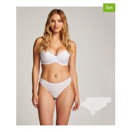 Hunkem&ouml;ller Hunkem&ouml;ller 4er-Set: Strings in Wei&szlig; - 52% | Gr&ouml;&szlig;e M | Damen-unterteile