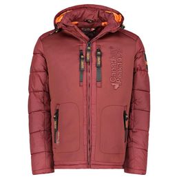Canadian Peak Winterjacke "Beachweak" in Bordeaux - 67% | Gr&ouml;&szlig;e L | Herren-plussize