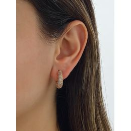 atelier MIU Vergold. Creolen mit Edelsteinen - 71% | Schmuck