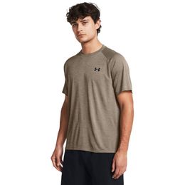 Under Armour Trainingsshirt "Tech" in Beige - 16% | Gr&ouml;&szlig;e XL | Herren-sportshirts