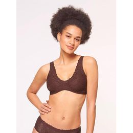 Sloggi Bustier in Dunkelbraun - 66% | Größe S | Damen-bhs