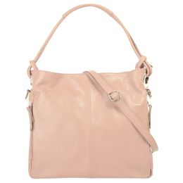 Samantha Look Shopper echt Leder, Made in Italy rosa
