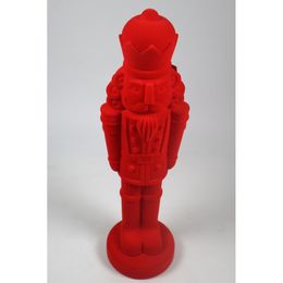 AM Design Weihnachtsfigur &raquo;Nussknacker mit samtweichem Flock&laquo; rot