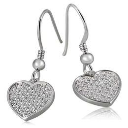 Goldmaid Paar Ohrh&auml;nger silberfarben Silberohrh&auml;nger