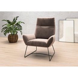 Home Affaire Sessel &raquo;Basic Relaxsessel&laquo; Extra hohe R&uuml;ckenlehne grau 100% Polyester