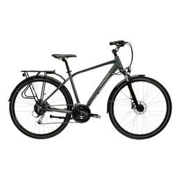 Crossrad &raquo;Trans 8.0 grau 27 G&auml;nge&laquo; 27 Gang Shimano ALIVIO T4000 Schaltwerk Kettenschaltung Crossrad