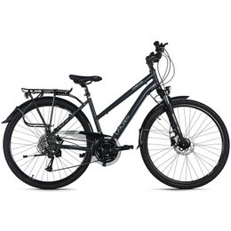 Dacapo Trekkingrad &raquo;Firenze 300 Anthrazit 24 G&auml;nge RH 48 cm&laquo; 24 Gang Shimano Acera Schaltwerk Kettenschaltung Trekkingrad