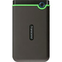 Transcend externe HDD-Festplatte &raquo;StoreJet 25M3S&laquo; 2, 5 2 TB Anschluss USB 3.1 Gen-1 gr&uuml;n Die Speicherger&auml;te von Transcend bieten Disk Lock und...