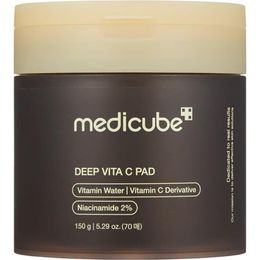 MEDICUBE Toner &raquo;Deep Vita C Pad&laquo; transparent Reduzieren sichtbar dunkle Flecken