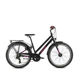 S'COOL S&rsquo;COOL Kinderfahrrad &raquo;S'COOL chiX pro&laquo; 7 Gang Shimano Kettenschaltung Schwarz/pink